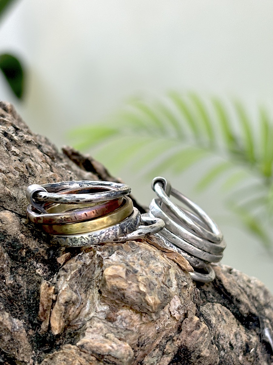 Elemental Stacked Men Rings | Joya
