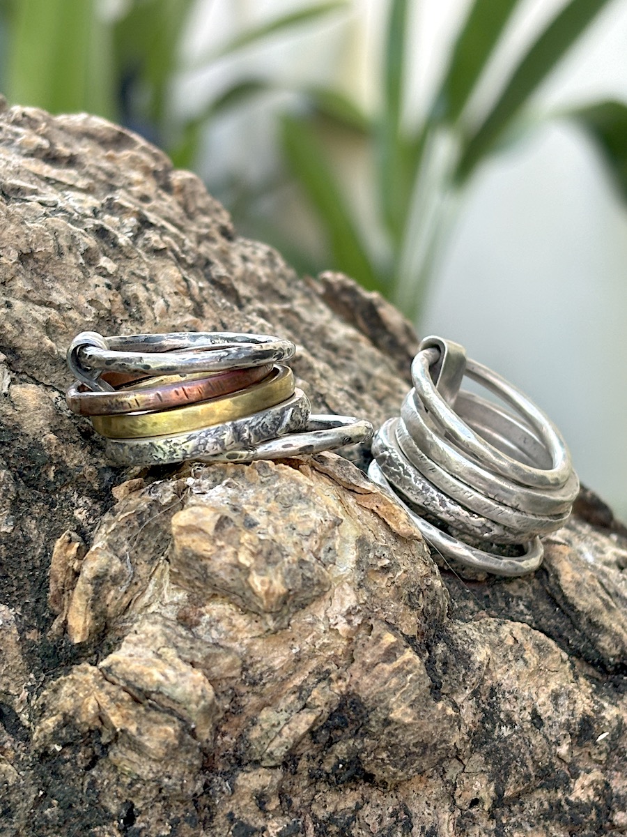 Elemental Stacked Men Rings | Joya